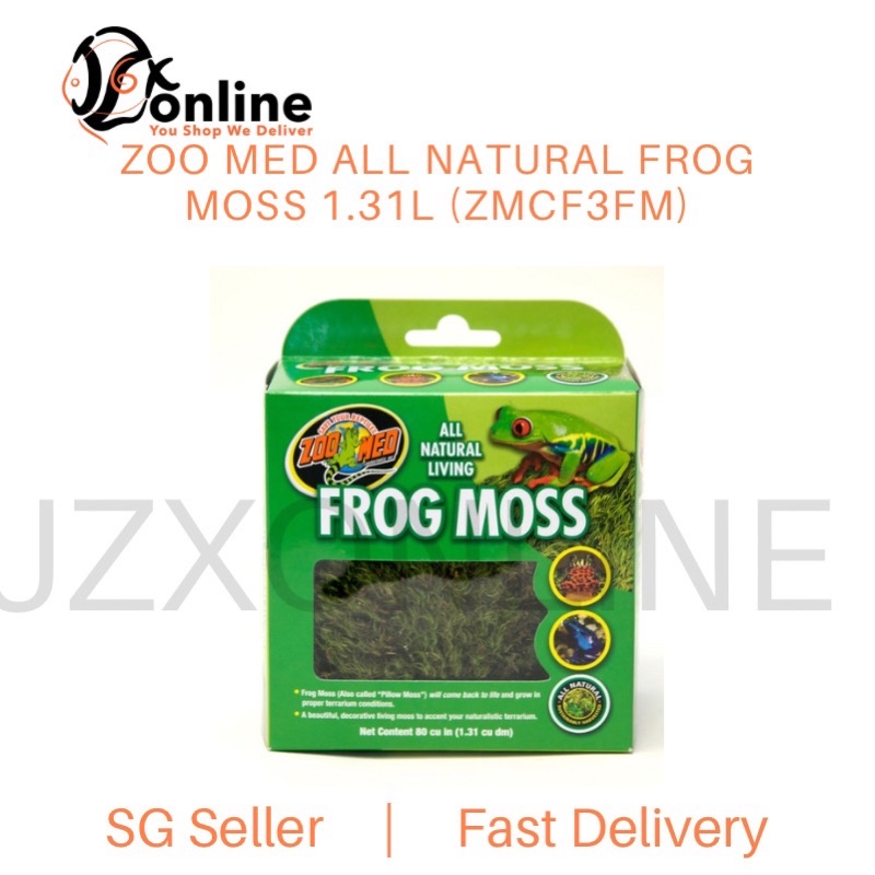 Zoo med All natural Frog Moss 1.31L (ZMCF3FM) | Shopee Singapore