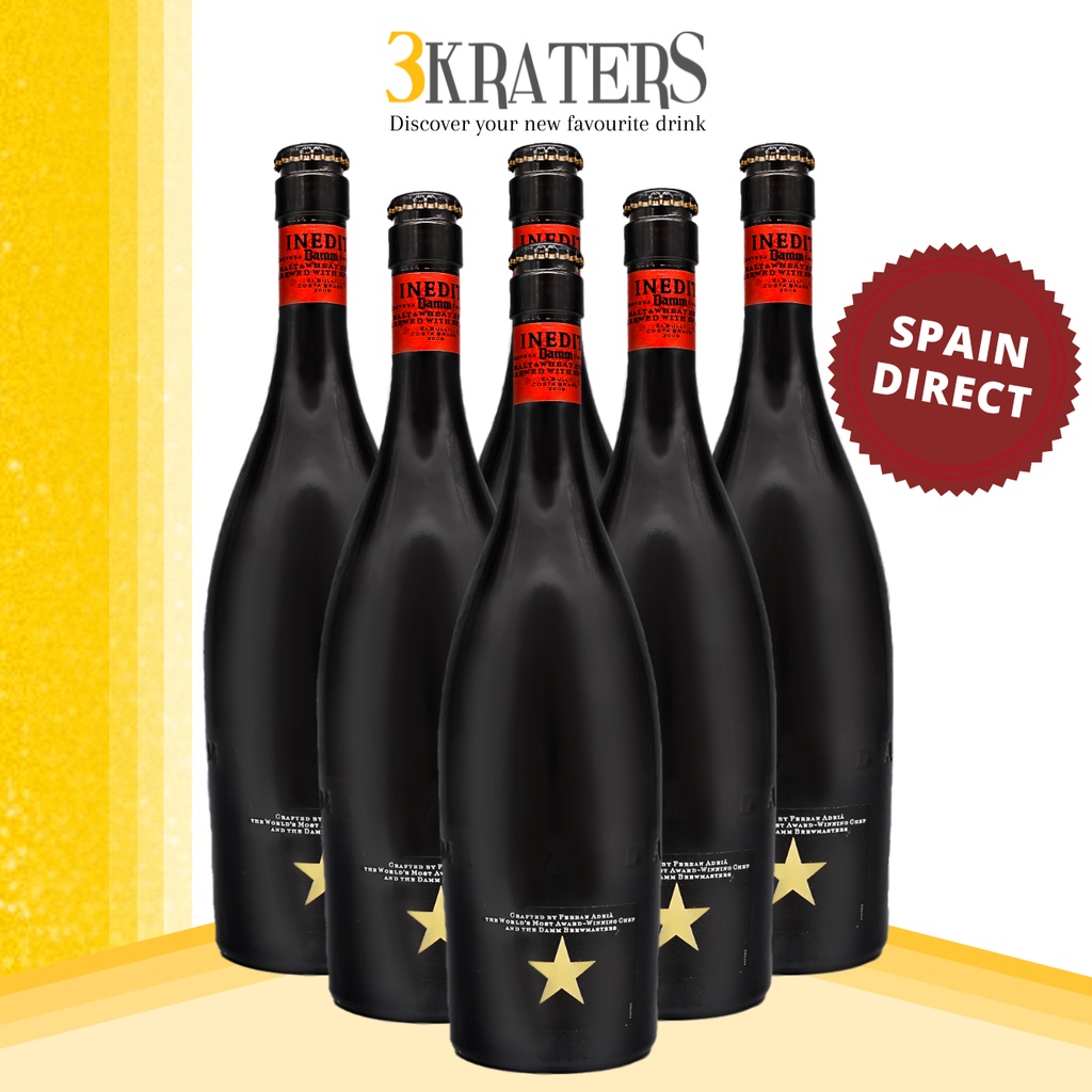 [DIRECT FROM SPAIN] Estrella Damm Inedit (6x750ml) [ Beer ] | Shopee ...