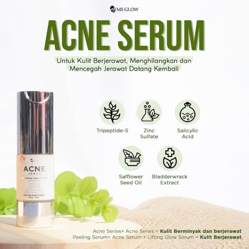 Acne serum ms glow store