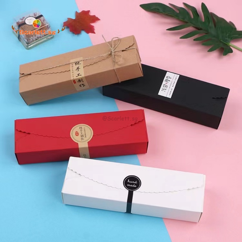 20pcs/lot (23*7*4cm) Kraft Gift Long Boxes Paper Handmade Candy ...