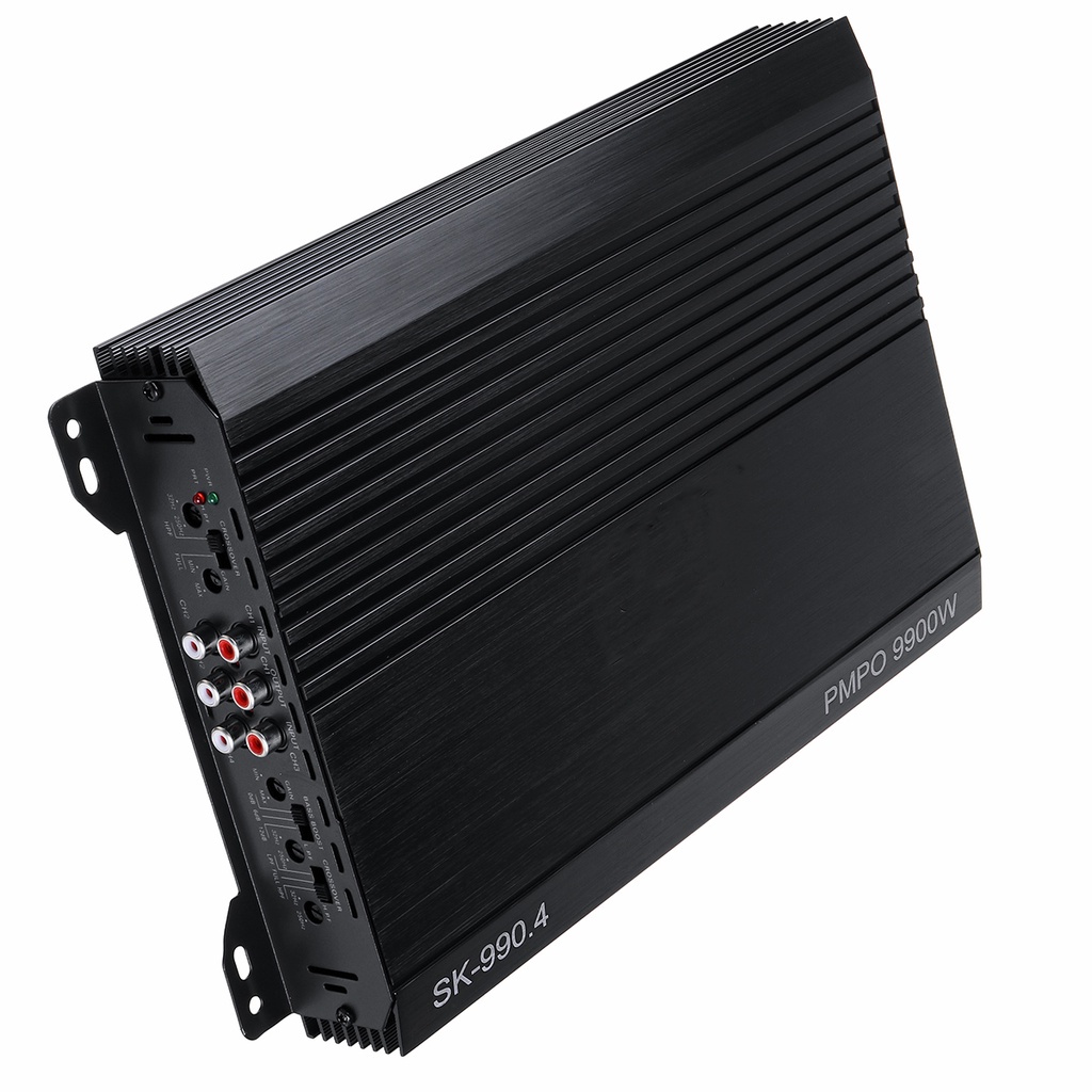 12V 9900W Car Amplifier 4-channel Powerful Car Audio Subwoofer Aluminum ...