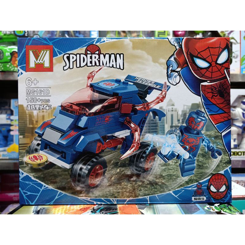 SPIDER-MAN MG161D Spider-Man car model assembly box | Shopee Singapore
