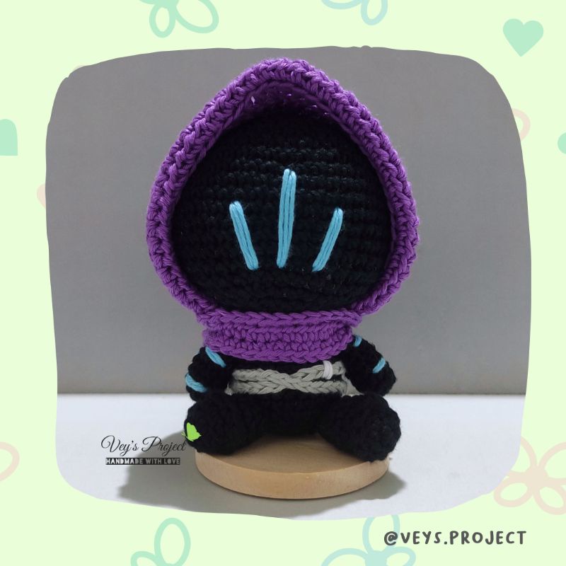 Omen Amigurumi Knitting Doll - Omen Valorant | Shopee Singapore