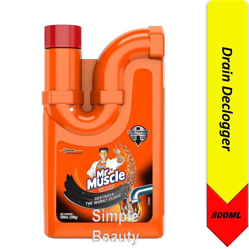 Mr Muscle Sink & Drain Declogger, 500ML | Shopee Singapore