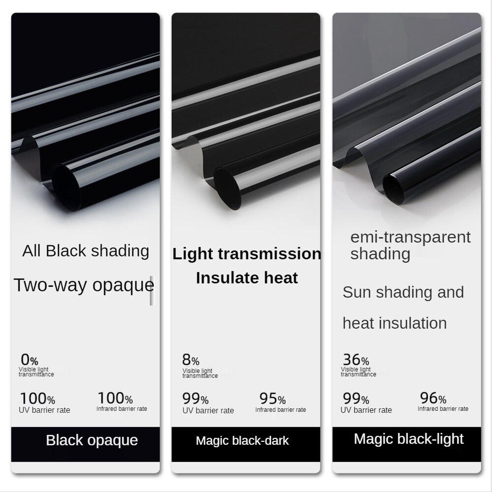 Window film Shading heat insulation and sunscreen cellophane film anti ...