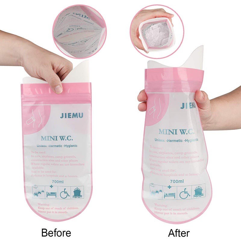 🇸🇬 Sanitary Disposable Emergency Urine Pee Bag Portable Car Vomit Bag ...