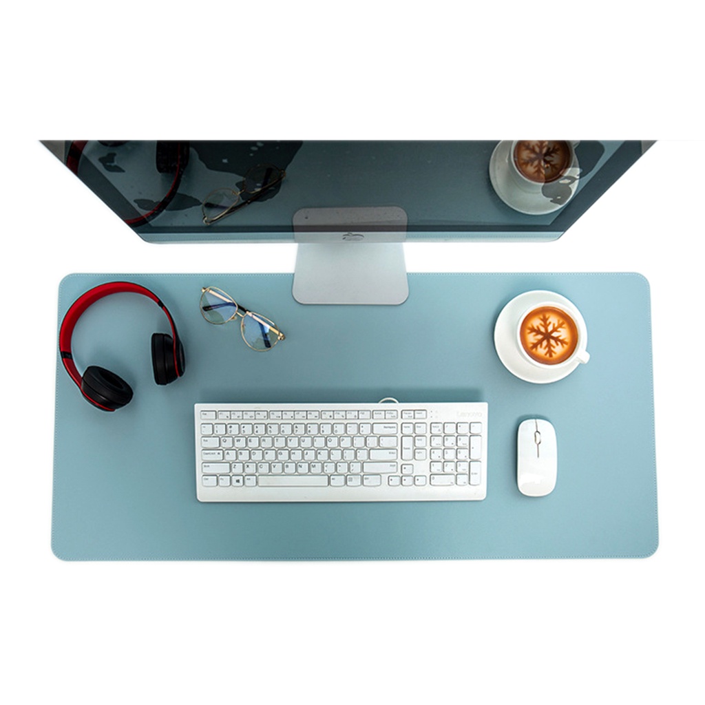 SG Waterproof Leather Desk Mouse Pad - Large Desktop Table Mat Laptop ...