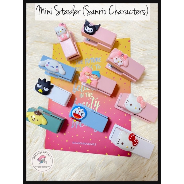 Mini Stapler Sanrio Characters (Melody Hello Kitty Bad Badtz Maru ...