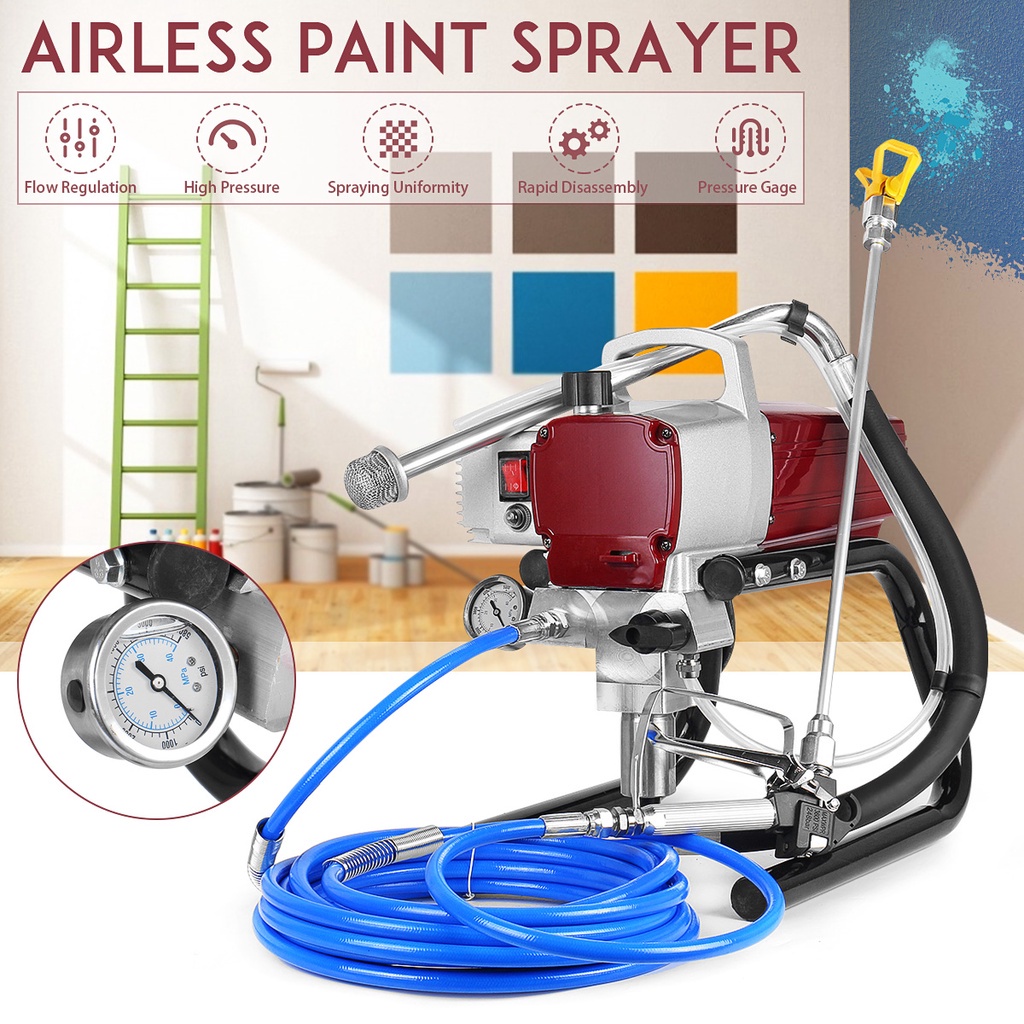 1800W High Pressure Airless Spraying Machine 220V Protable Airless ...