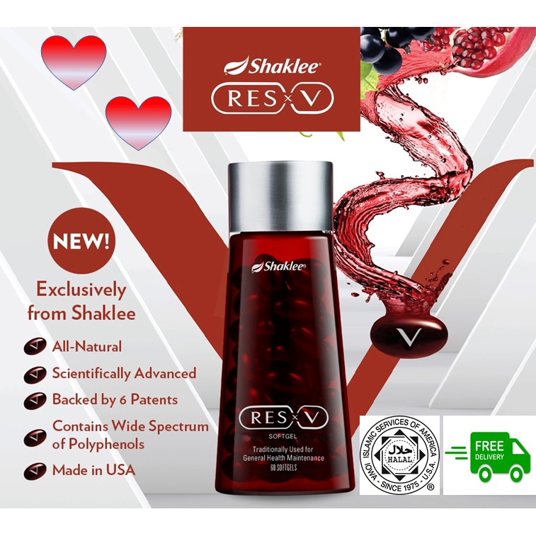 Shaklee ResV (Vivix in Capsule) - New Powerful Patented Product (Exp ...