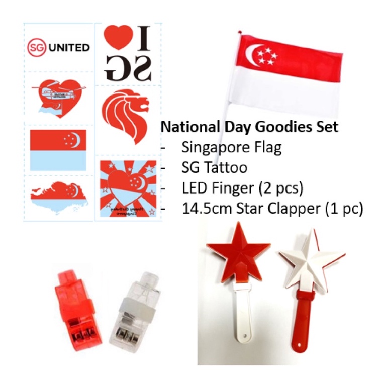 SG Ready Stock 🇸🇬 10 Sets National Day Goodie Bags | Singapoee National ...