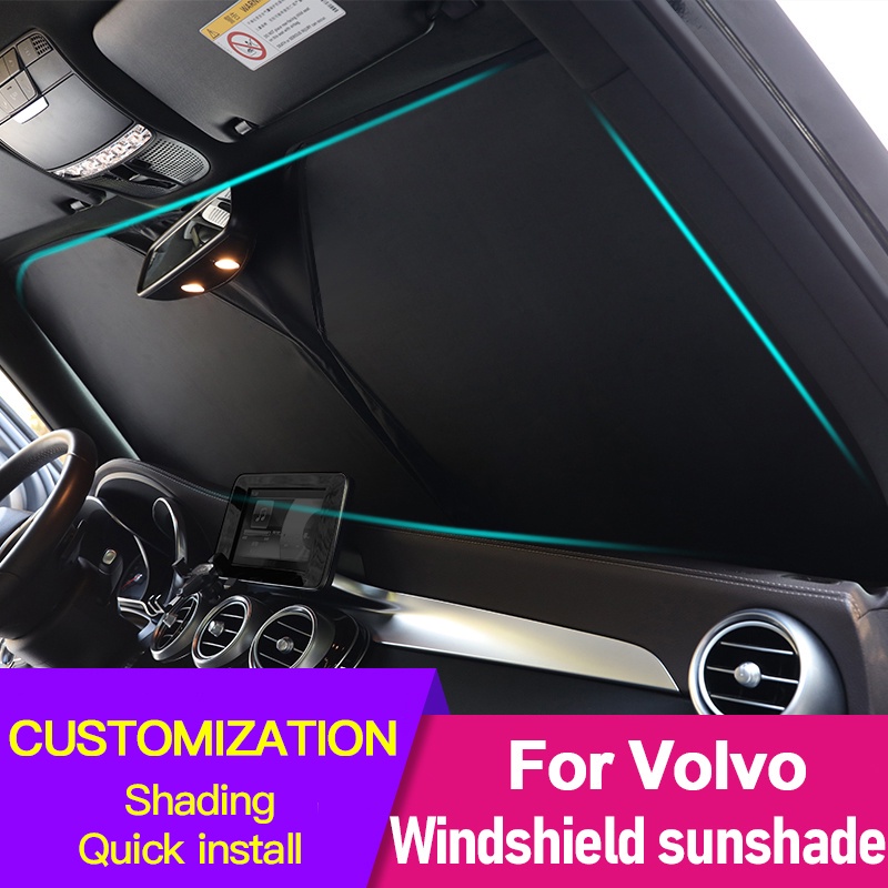 Car Windshield Sunshade for Volvo XC40 XC60 XC90 S90 V60 S40 S60 Front ...