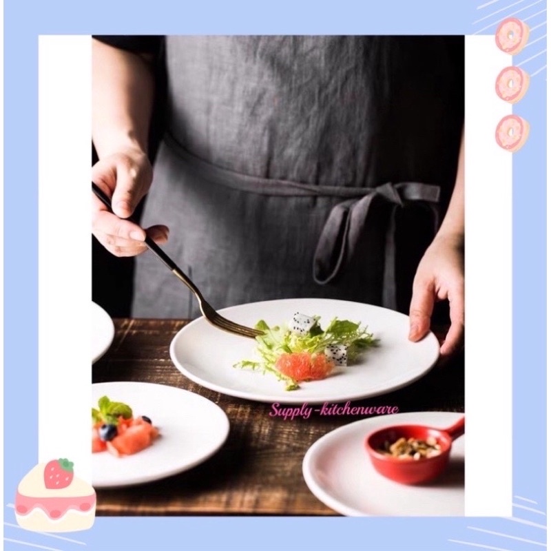 White Ceramic Porcelain KFC Dish Plate Dinner Plate Pinggan Makan 淺盤 ...