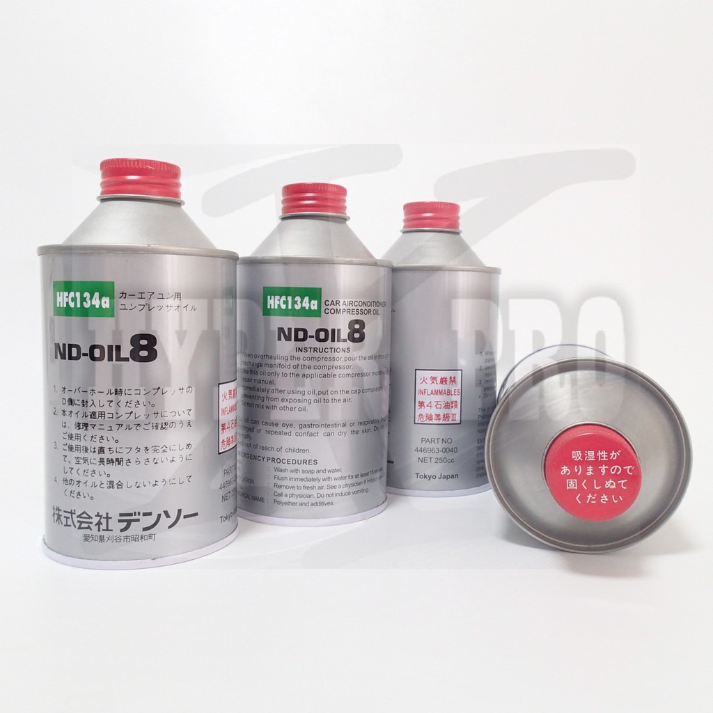 ND-8 R134a (250cc) Air Cond Compressor Oil (Japan Product) | Shopee ...