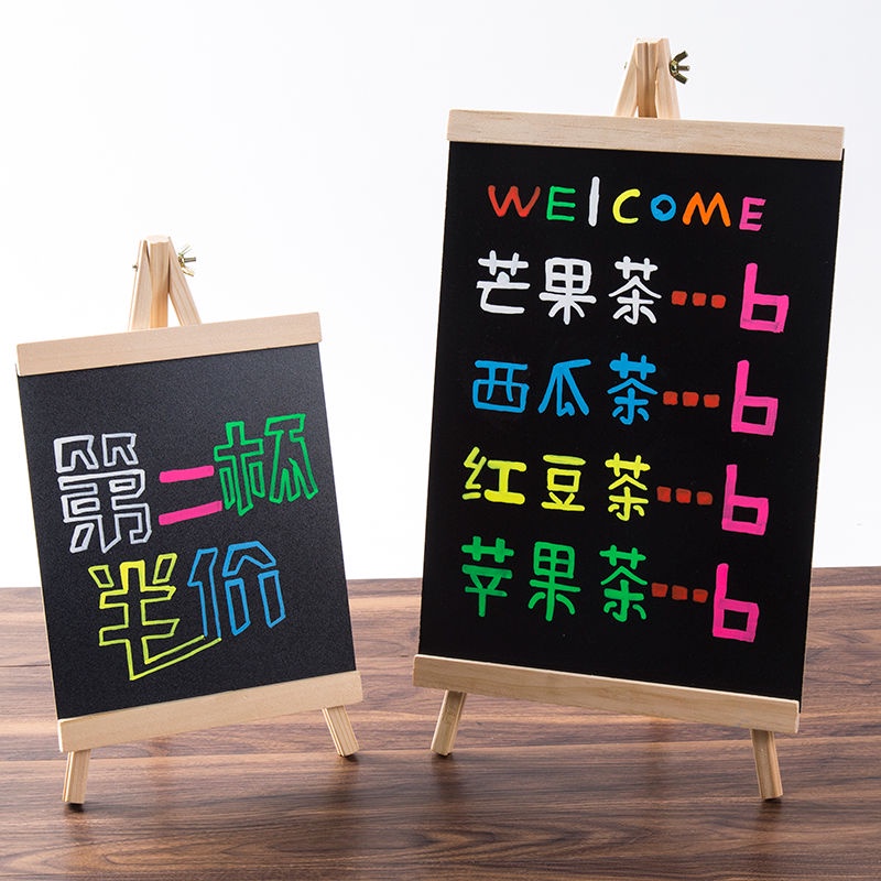 Desktop Small Blackboard Mini Note Board Bar Billboard Shop Creative ...