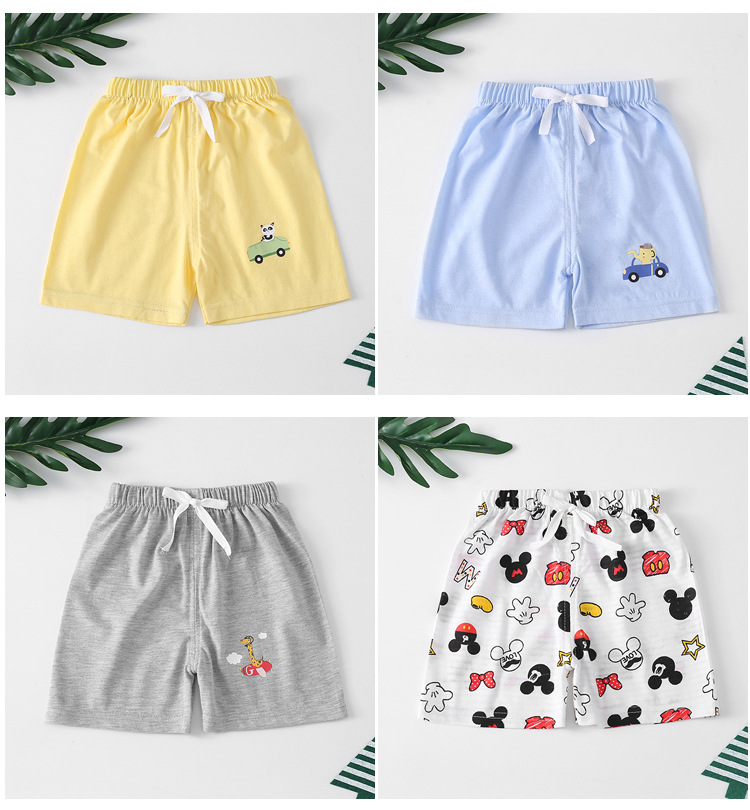 Children's Cotton pants2020 summer new baby short pants boys pants soft ...