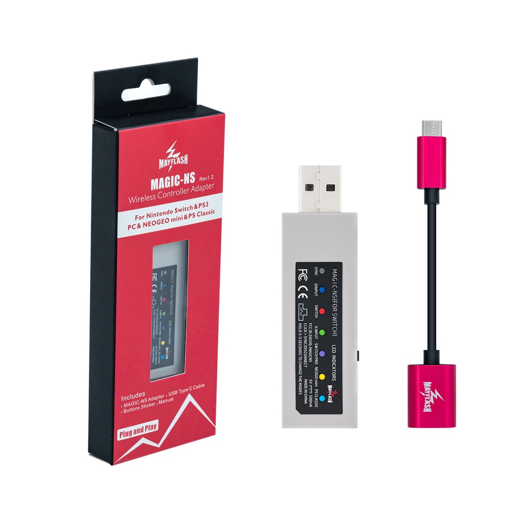 Mayflash Wireless Controller Adapter (MAGIC-NS) | Shopee Singapore