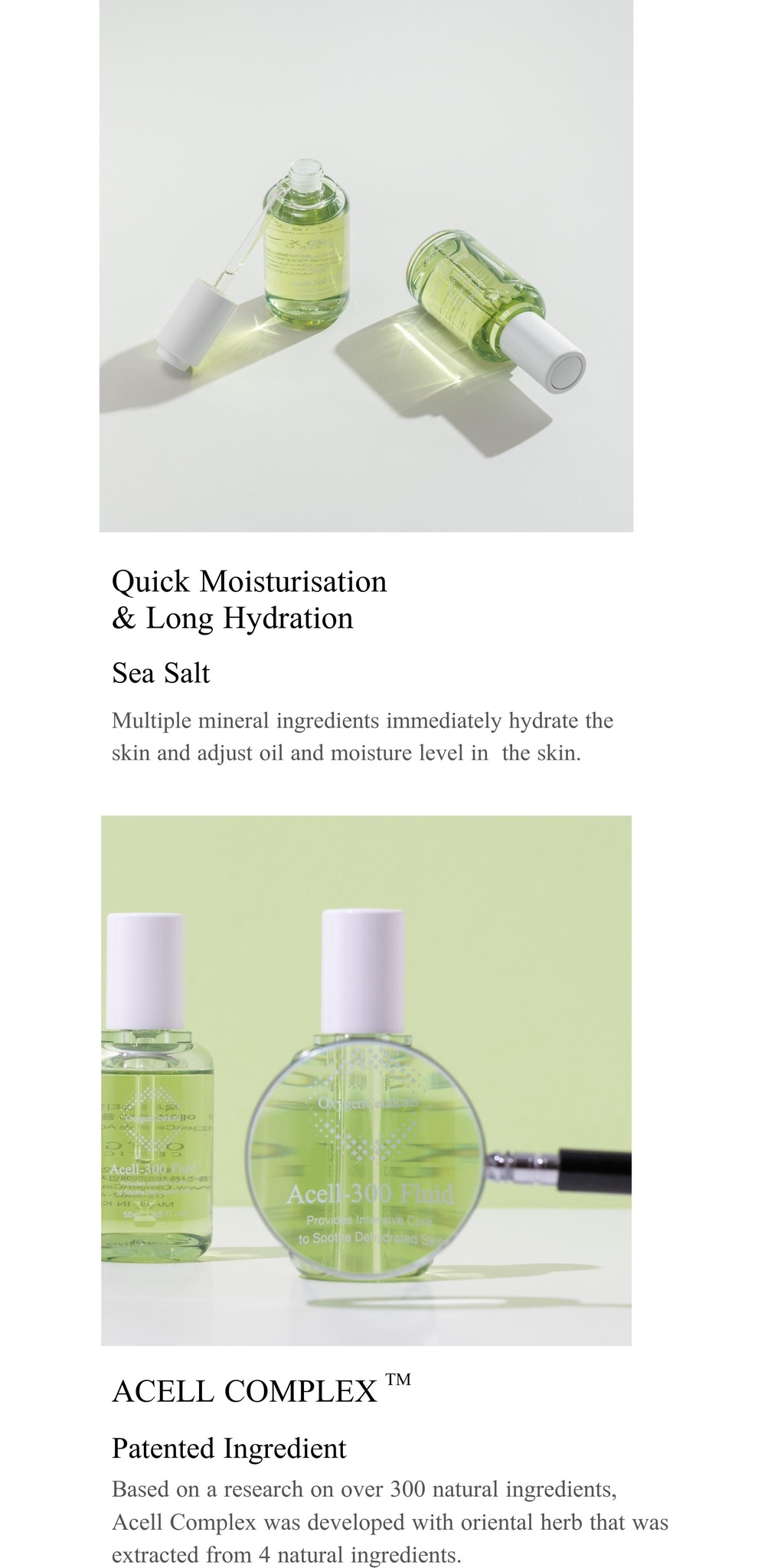 OxygenCeuticals Moisturising Acell-300 Fluid (Serum) 50ml | Shopee ...