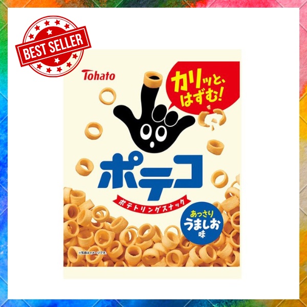 Tohato Potato Ringo Umashi Omi 78g [1 bag of snacks] Popular Japanese ...