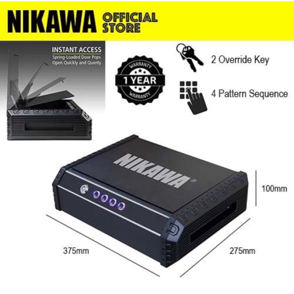 NIKAWA Drawer Safe Box / Cabinet Safe Box BP2EA | Shopee Singapore