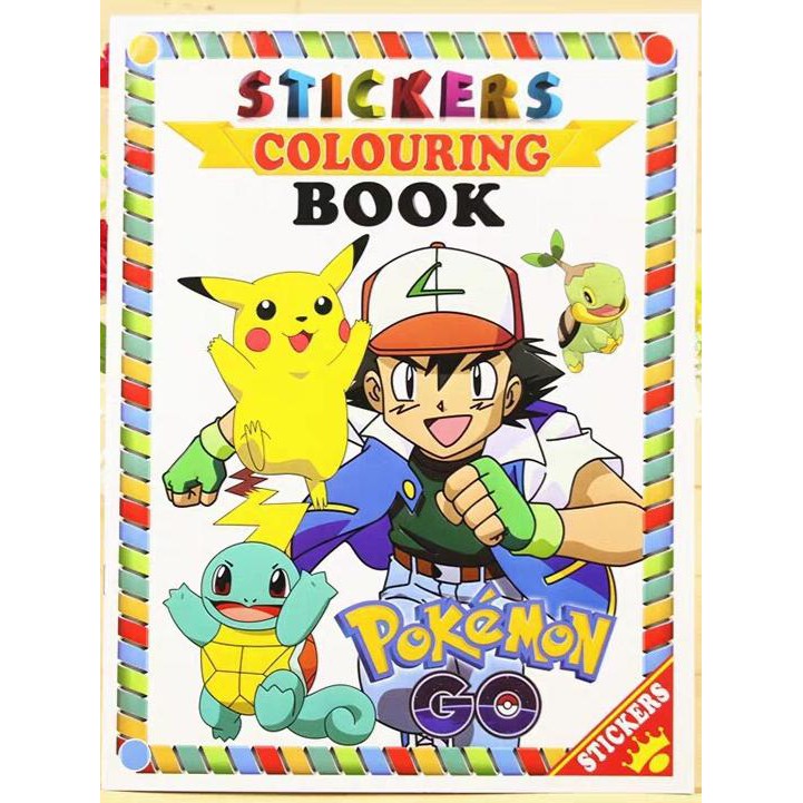 [SG] Sticker Colouring Book for Children School Supplies Birthday Party ...
