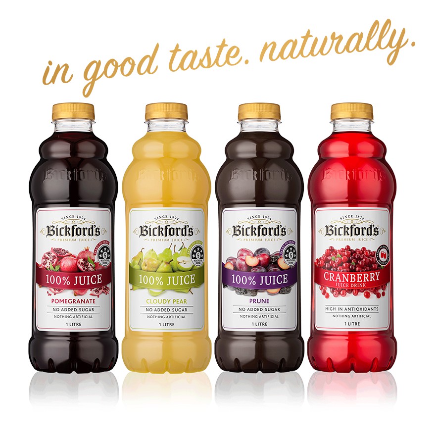 BICKFORDS Assorted Fruit Juices (Prune/Blueberry/Superberry/Pomegranate ...