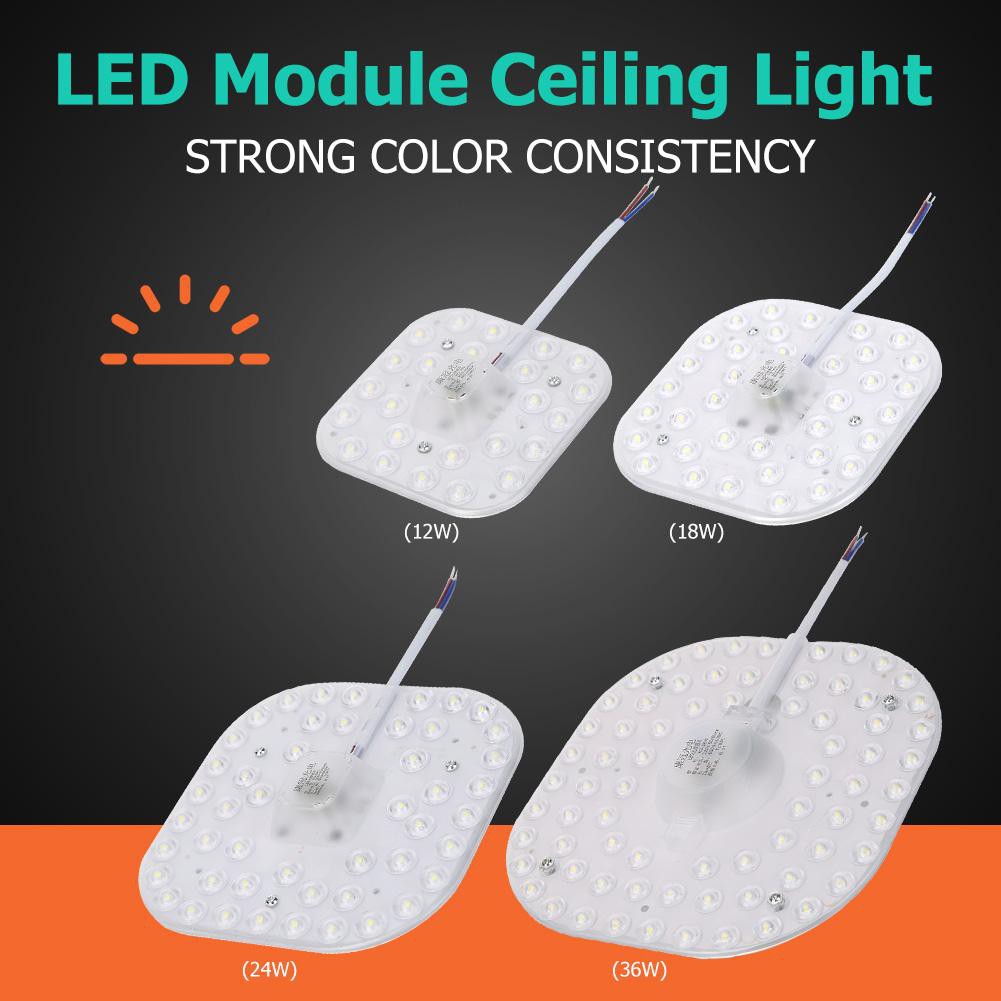 Module LED Ceiling Light 220V 12W 18W 24W 36W Magnet Source Replace ...