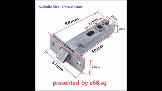 HDB Door Lock Latch / HDB Toilet Door Lock Latch / HDB Room Door Lock ...