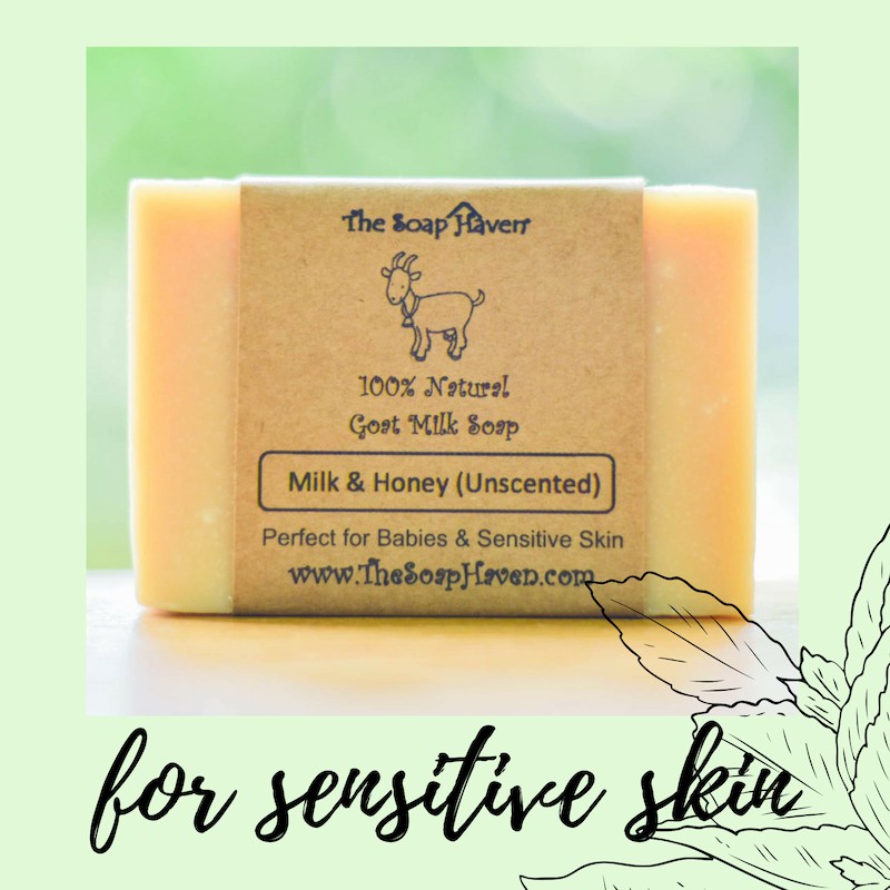 THE SOAP HAVEN Milk and Honey Goat Milk Soap (Suitable for Babies ...