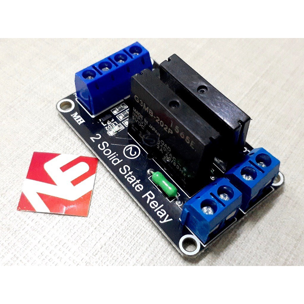 Solid State Relay Board 5V 2A 2 Channel Module Low Level Trigger ...