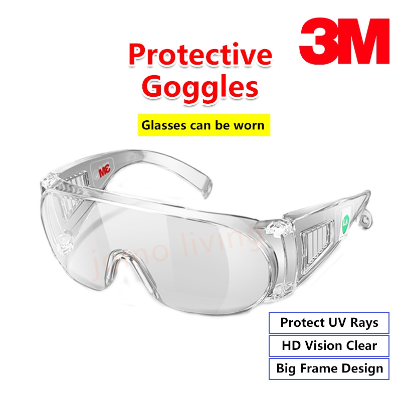 3M Safety Professional Goggles Eyewear UV Protection Eye Wear Face ...