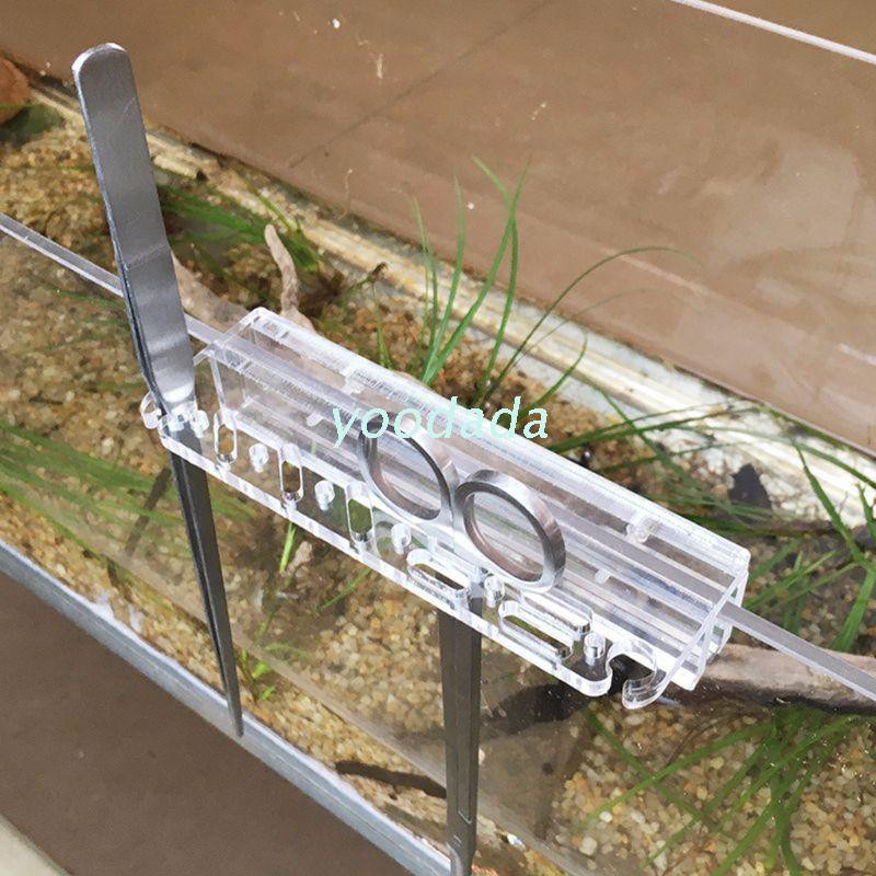 yoo Aquarium Tool Holder Acrylic Tools Rack Wall Mounted Tweezers ...