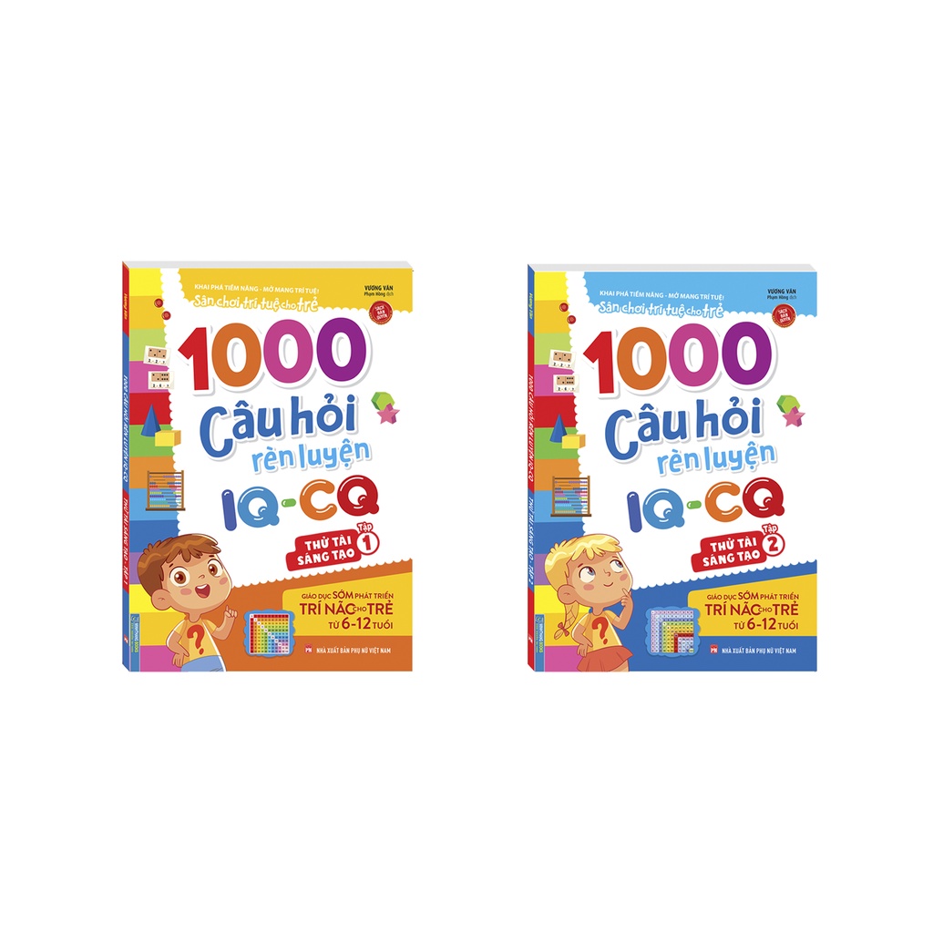 Book - Combo 2c - 1000 IQ training questions - CQ - Creativity test (6 ...