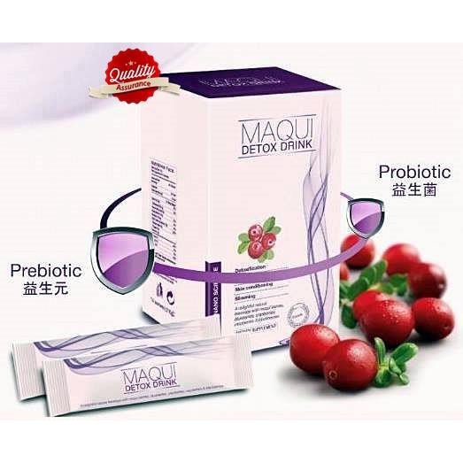 Original Box with QD Code * MAQUI Detox Drink (14Sachets with Box ...