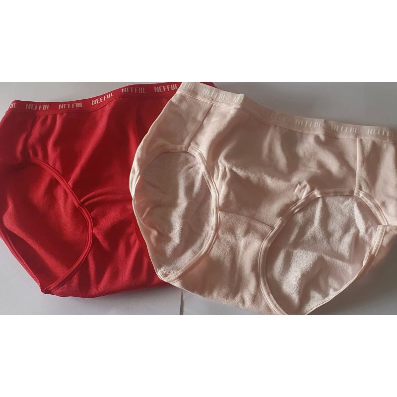 Lady's Mid-Rise Panties (2 pcs set) - Nefful | Shopee Singapore