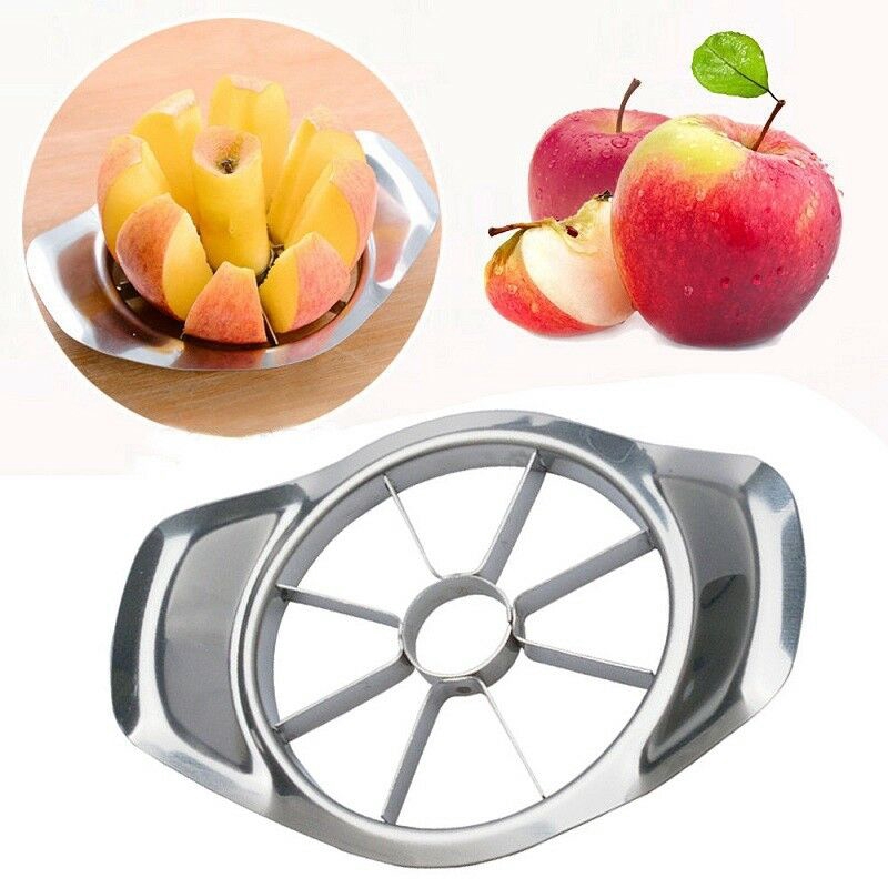 Stainless Steel Fruit Apple Pear Corer Cutter Slicer Cutter Divider ...