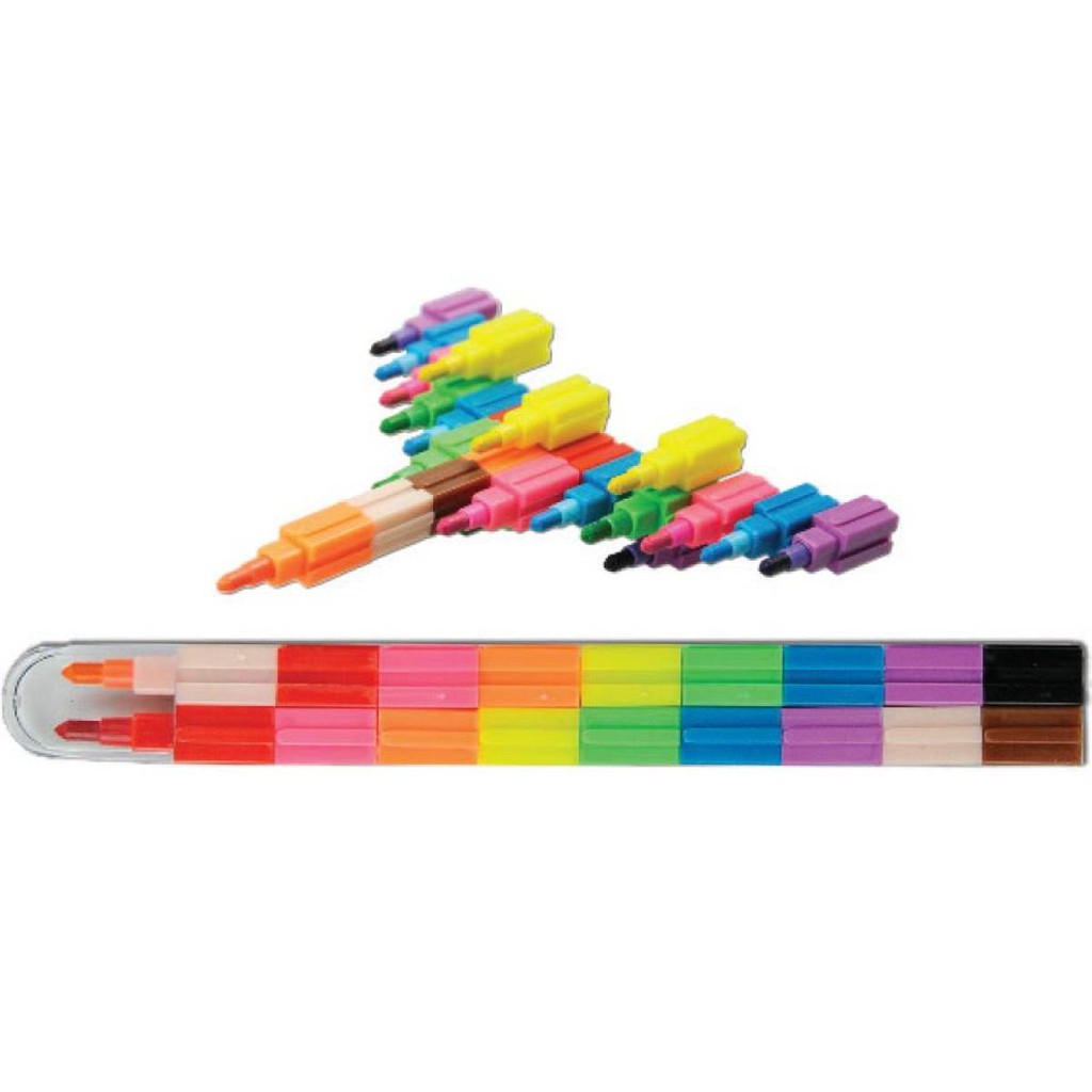 Magic Mountain Joint Crayon 24 PCs | Shopee Singapore