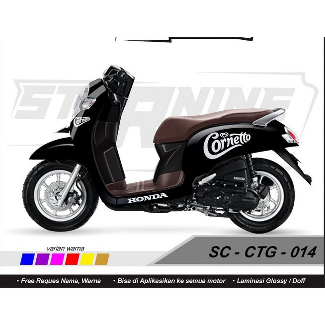 2021 honda scoopy sticker cornetto scoopy sticker 01 | Shopee Singapore