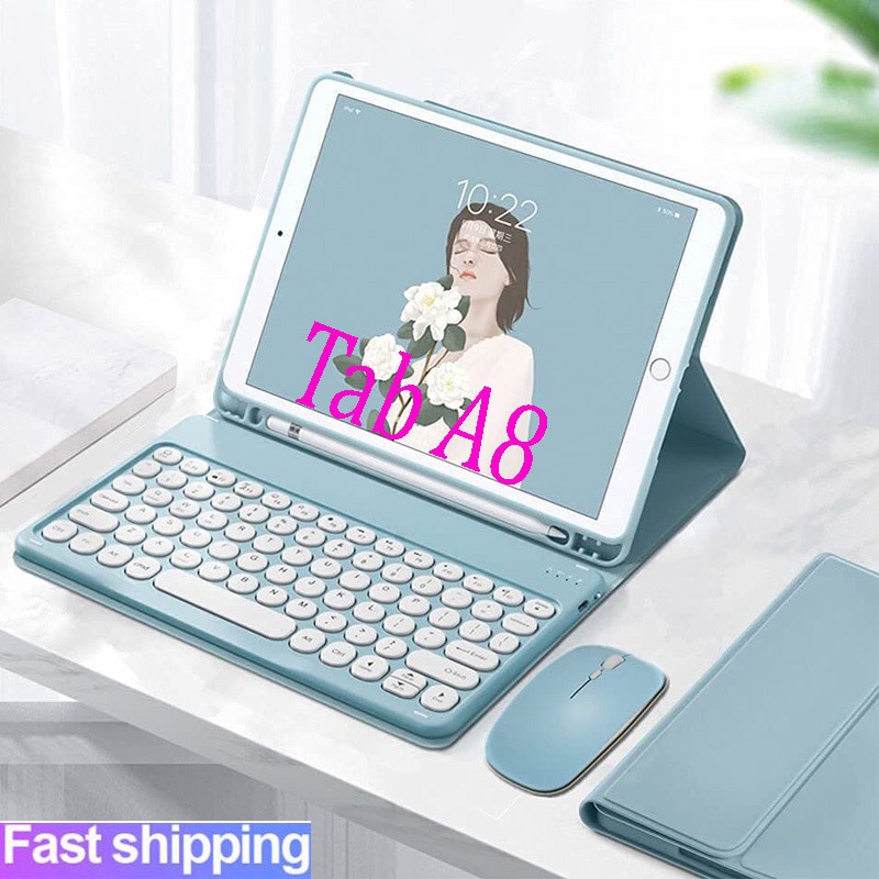 Galaxy Tab A8 Case with Keyboard For Samsung Galaxy Tab A8 10.5 2022 SM ...