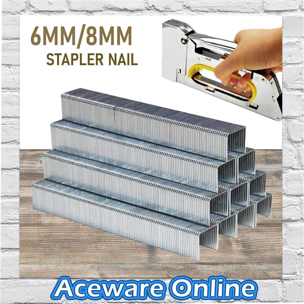 Staple Gun Refill Nail 6mm/8mm Fineline Rapid & Mckenic Hand Stapler ...