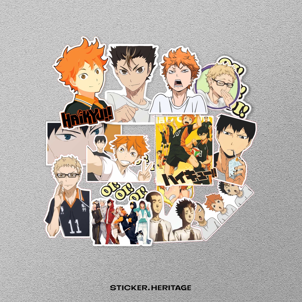 HP HAIKYU ANIME STICKERS ANIME POSTER Laptop Waterproof DIY Motorcycle ...