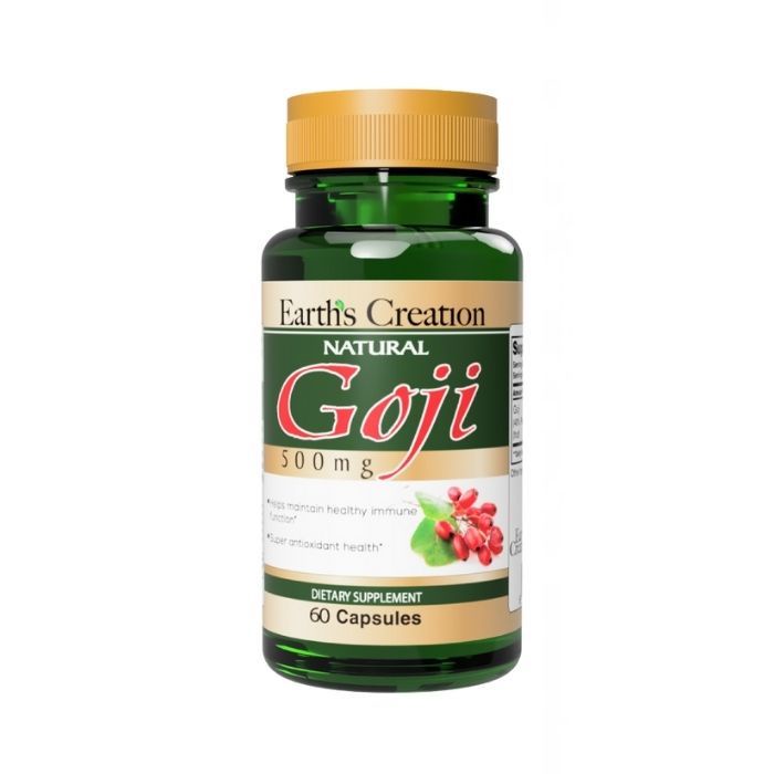 Earth's Creation Natural Goji 500Mg (60 Capsules) | Shopee Singapore