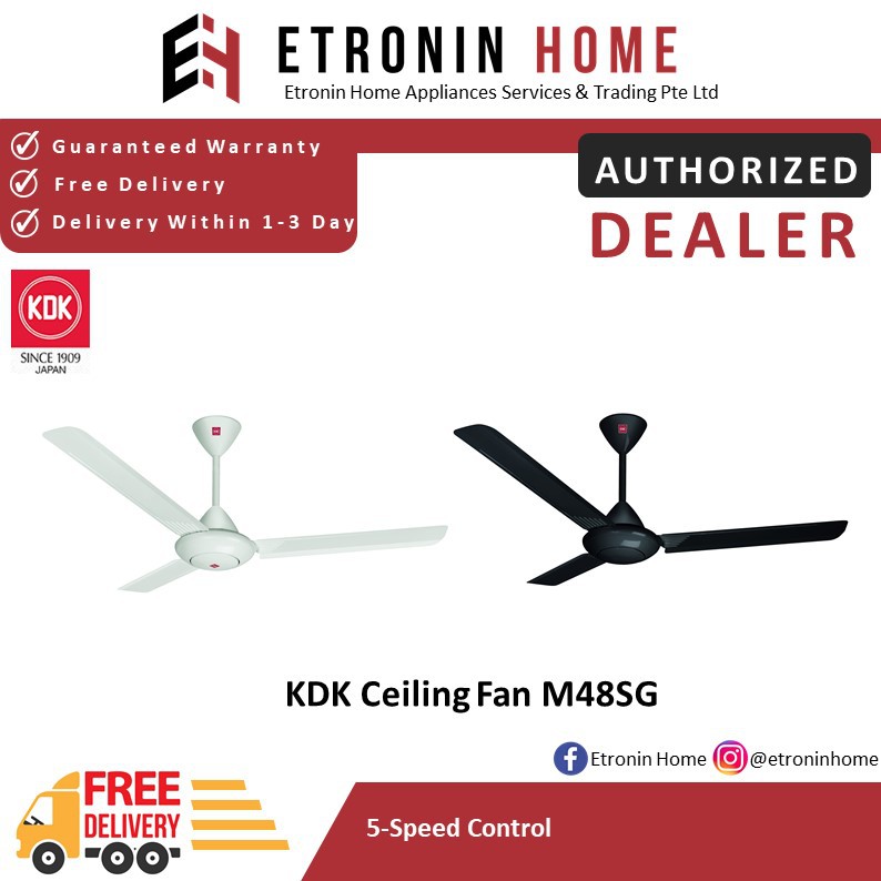 KDK Ceiling Fan M48SG | Shopee Singapore