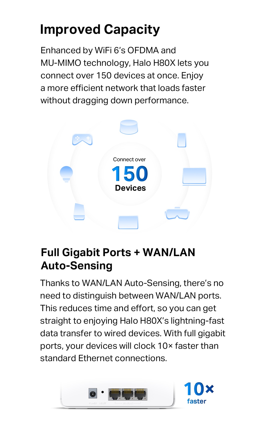 Mercusys [By TP-Link] Halo H70X AX1800 WiFi 6 Wireless Mesh AX Whole ...