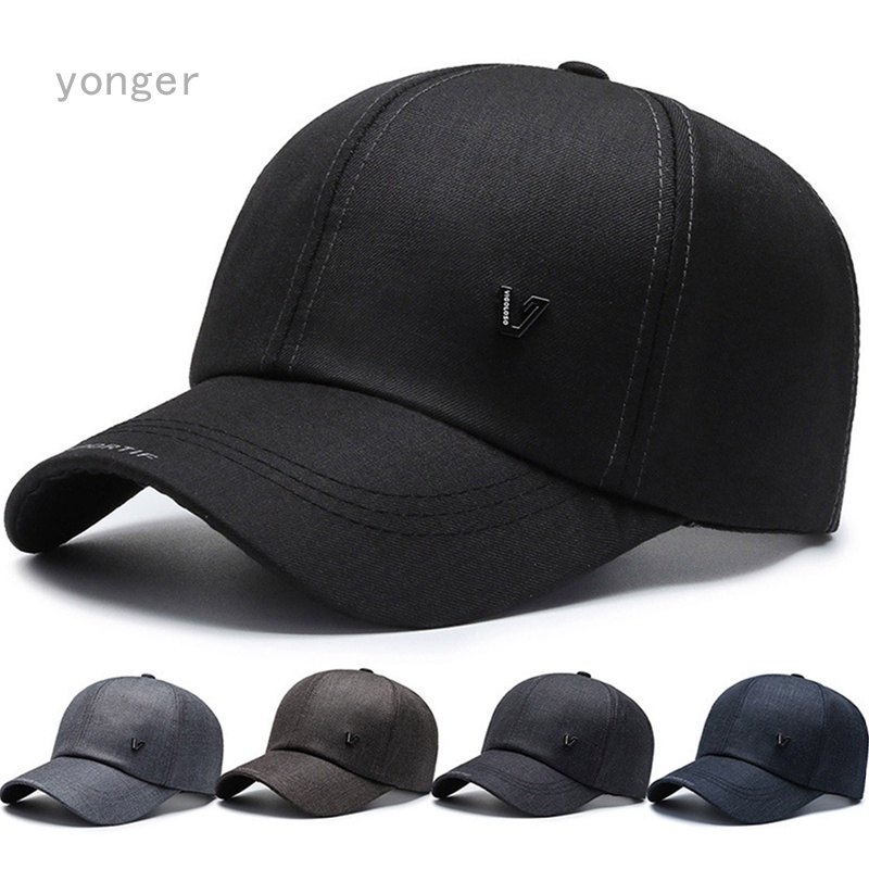 Middle-Aged And Elderly Hats Men's Spring And Autumn New Peaked Caps ...