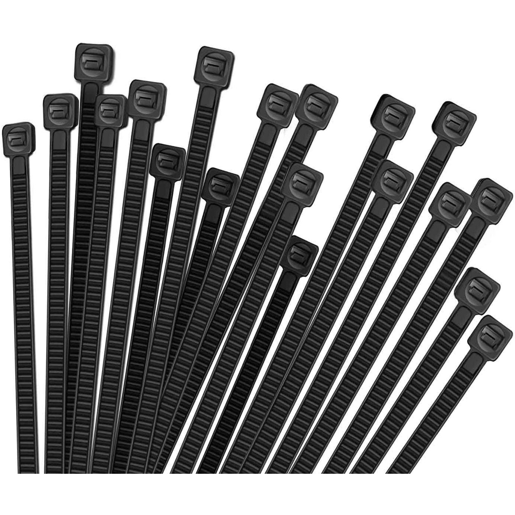 250pcs 30cm Cable Zip Ties Heavy Duty Plastic Wire Ties With 22kg Tensile Strength Self Locking