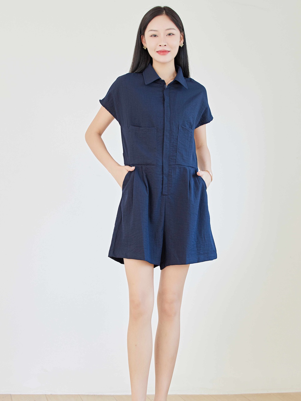 Eyouth 1745-1 Women jumpsuits romper suspenders loose fit cotton linen ladies overalls | Shopee ...