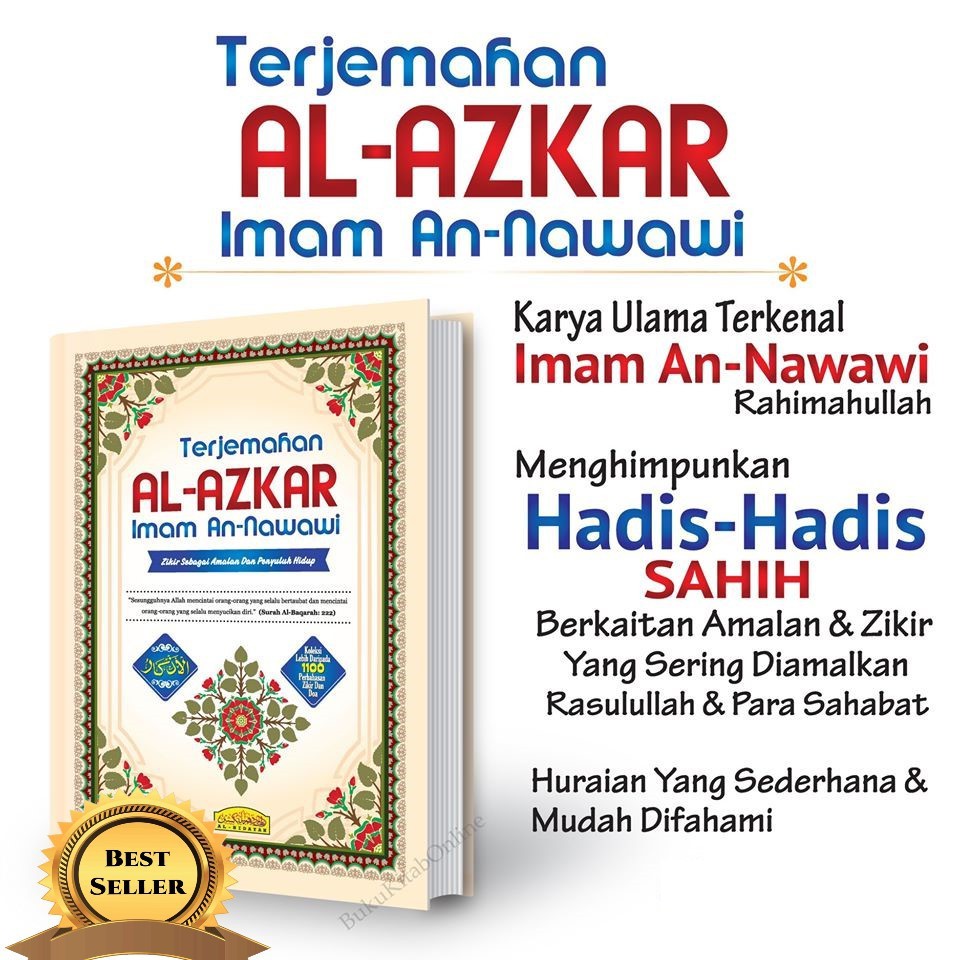 Al-Azkar/Al-Adzkar - Imam an-Nawawi (Terjemahan Bahasa Melayu) | Shopee Singapore