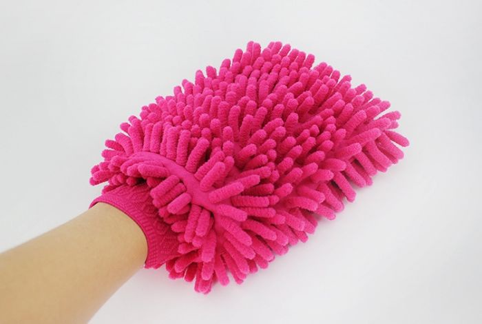 [Support 🇸🇬] Microfiber Chenille Washing & Cleaning Mitt Glove For Home ...
