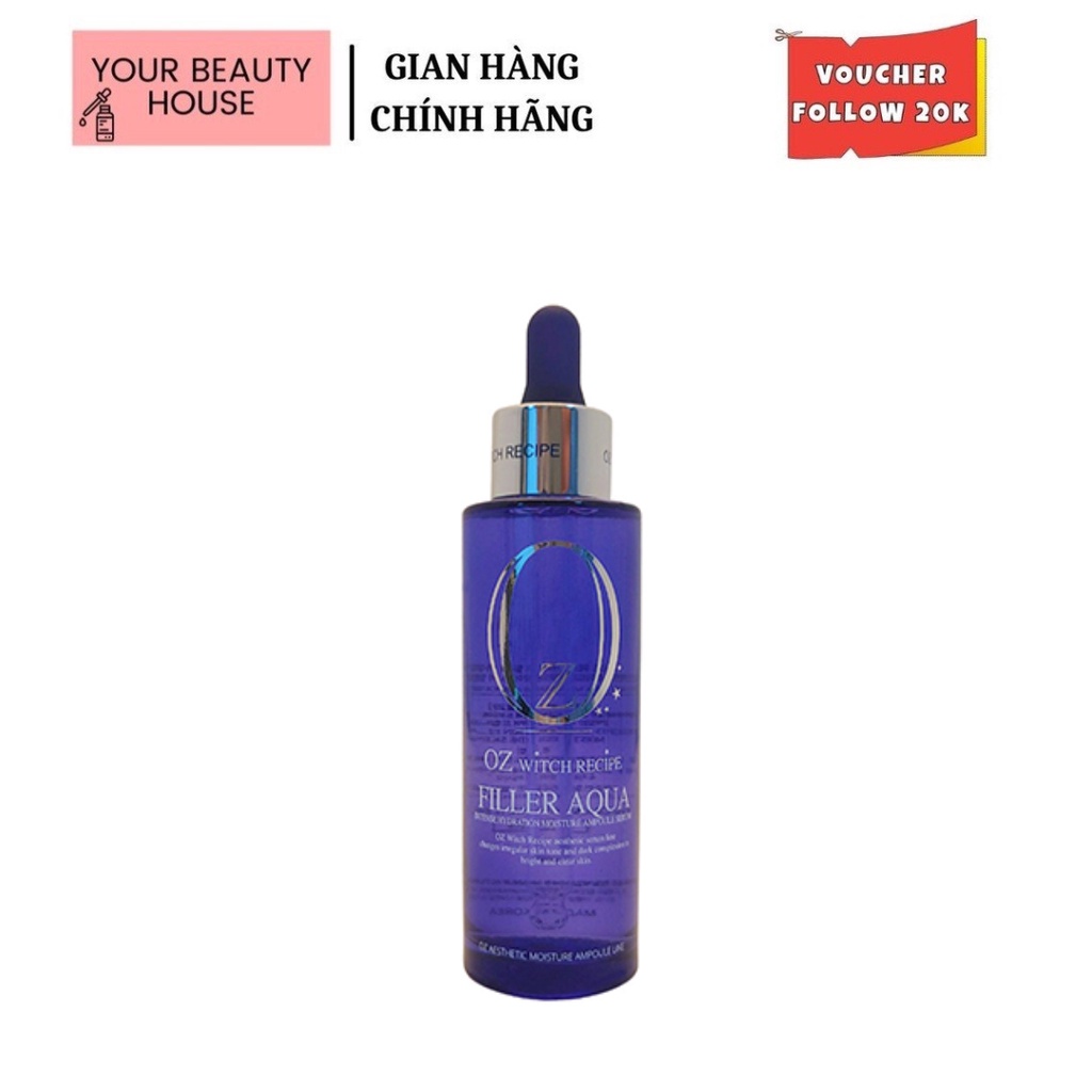[Oz Witch Recipe] Filler Aqua Moisturizing Serum (60ml) | Shopee Singapore